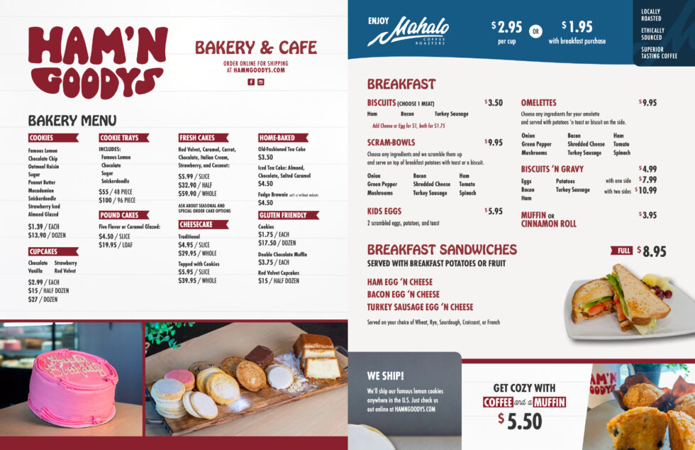 Menu - Ham'N Goodys